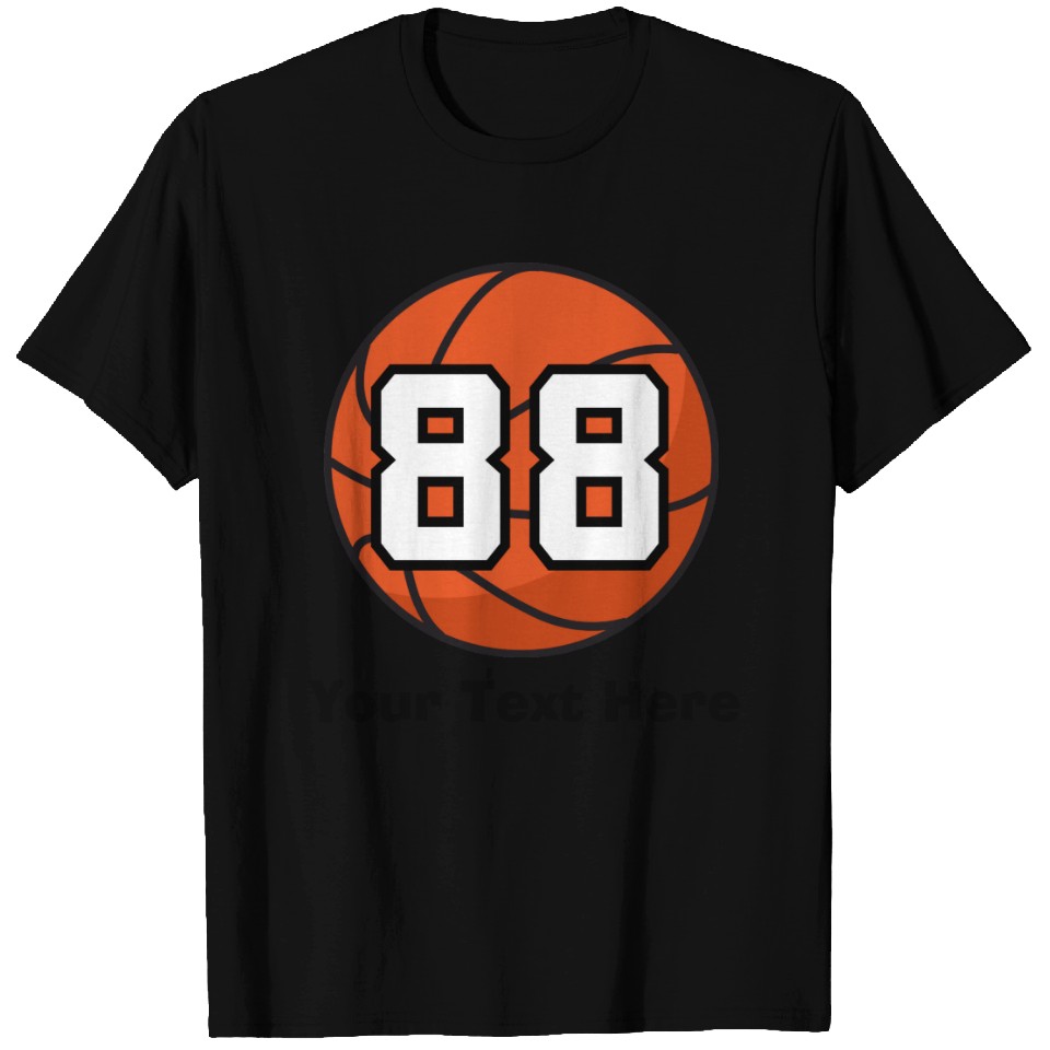 Basketball Player Uniform Number 88 Gift Idea T-shirt | ID 12208800 by ...