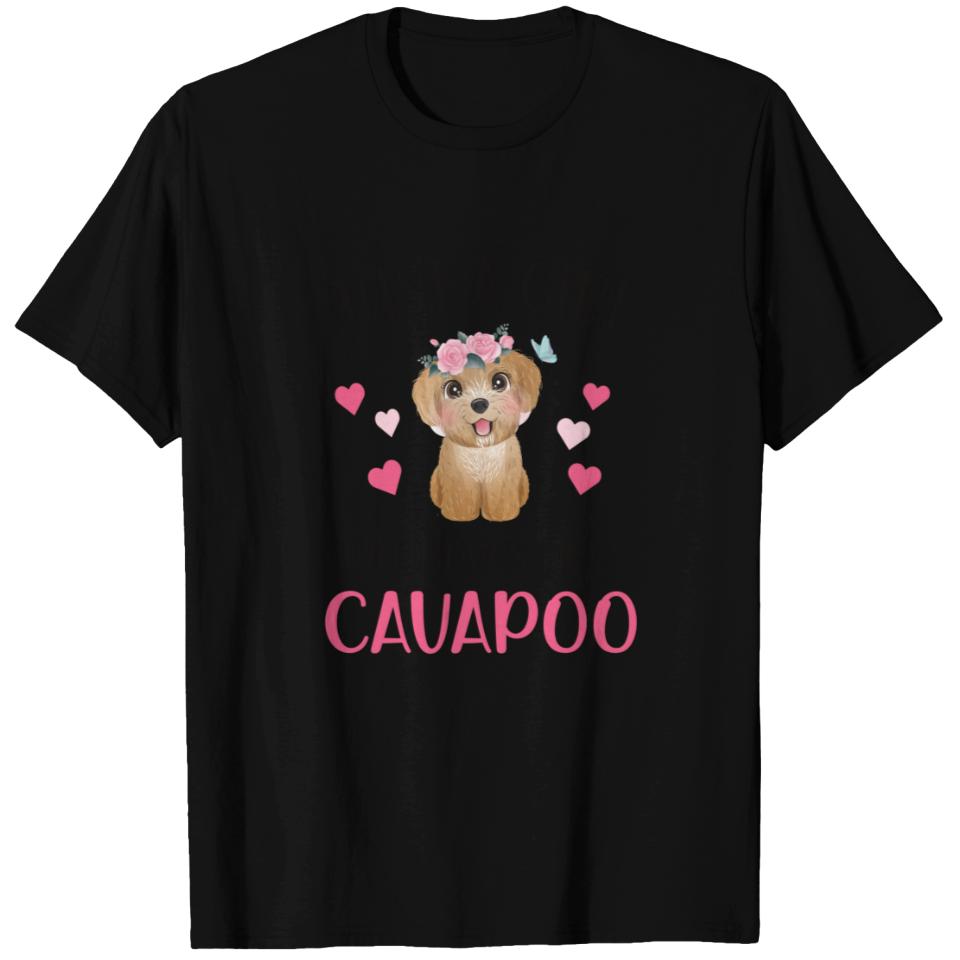 Cavapoo Dog Girl Cavoodle Dog Lover Cavapoo T-shirt | ID 12147644 by ...