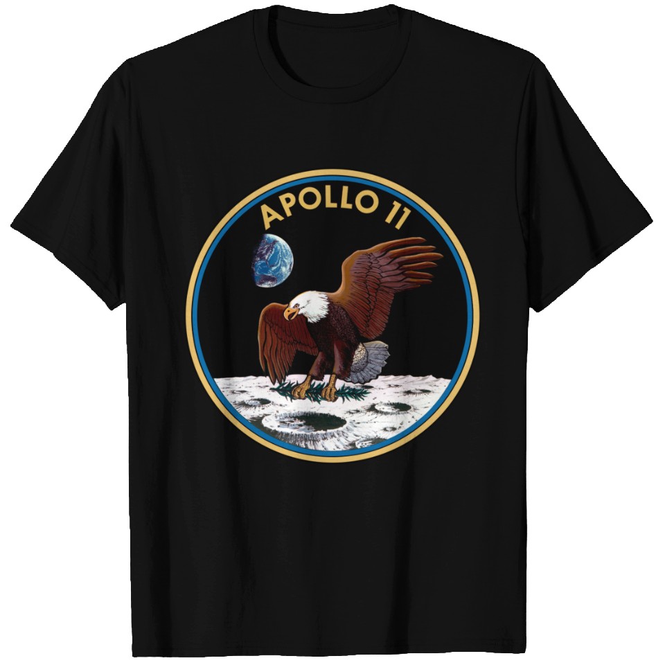 NASA Apollo 11 Moon Landing Lunar Patch Insignia Polo T-shirt | ID ...