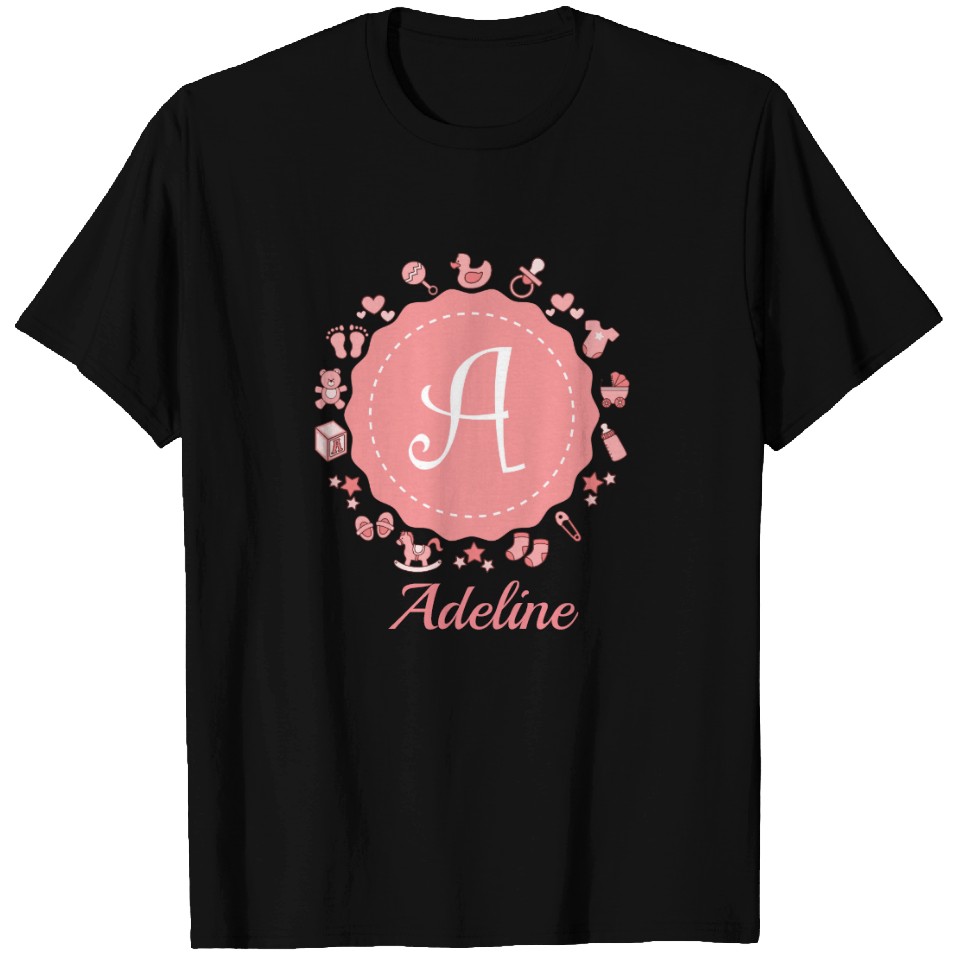 Customizable "Letter A" T-shirt | ID 12319272 by Inês Dias | Printblur