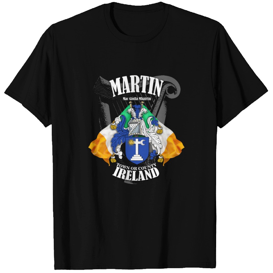 Martin Crest Coat of Arms *Add Location* T-shirt | ID 12088210 by ...