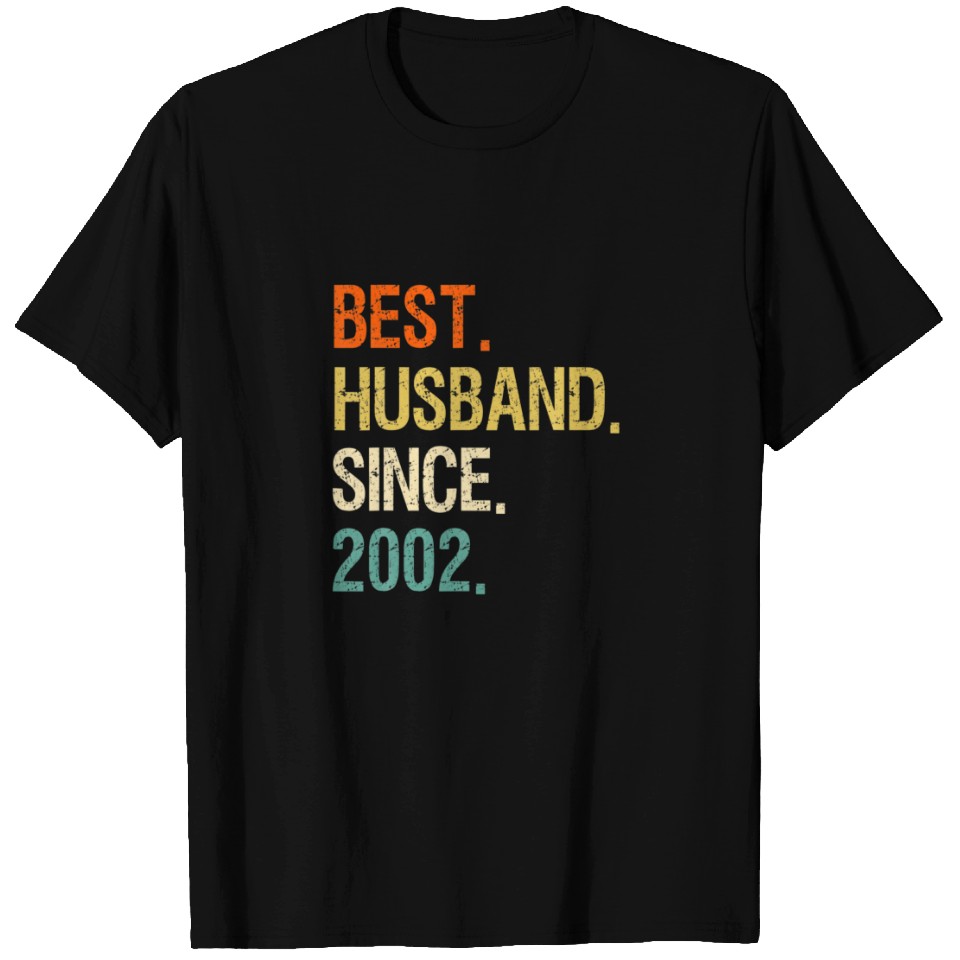 20Th Wedding Aniversary Valentine Best Husband Sin T-shirt | ID ...