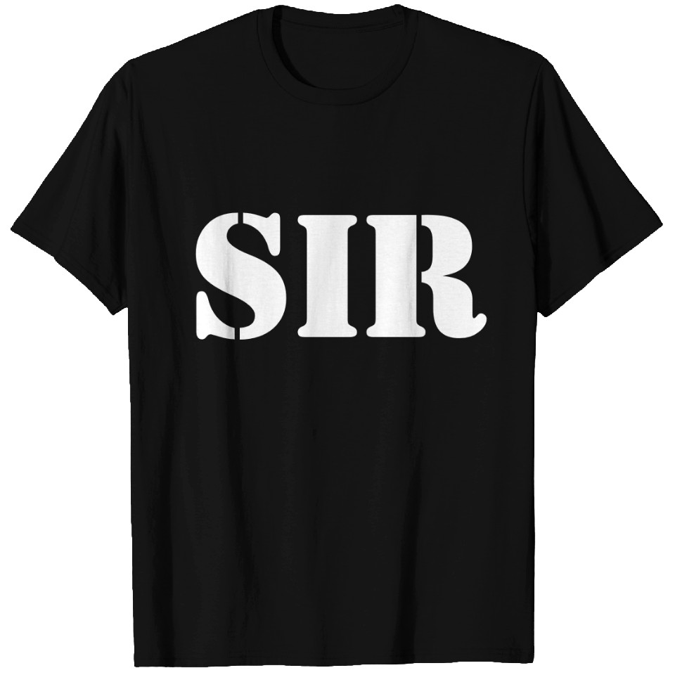 Sir Army Fatigue Stencil Font T-shirt | ID 12112500 by CharlottHarris ...