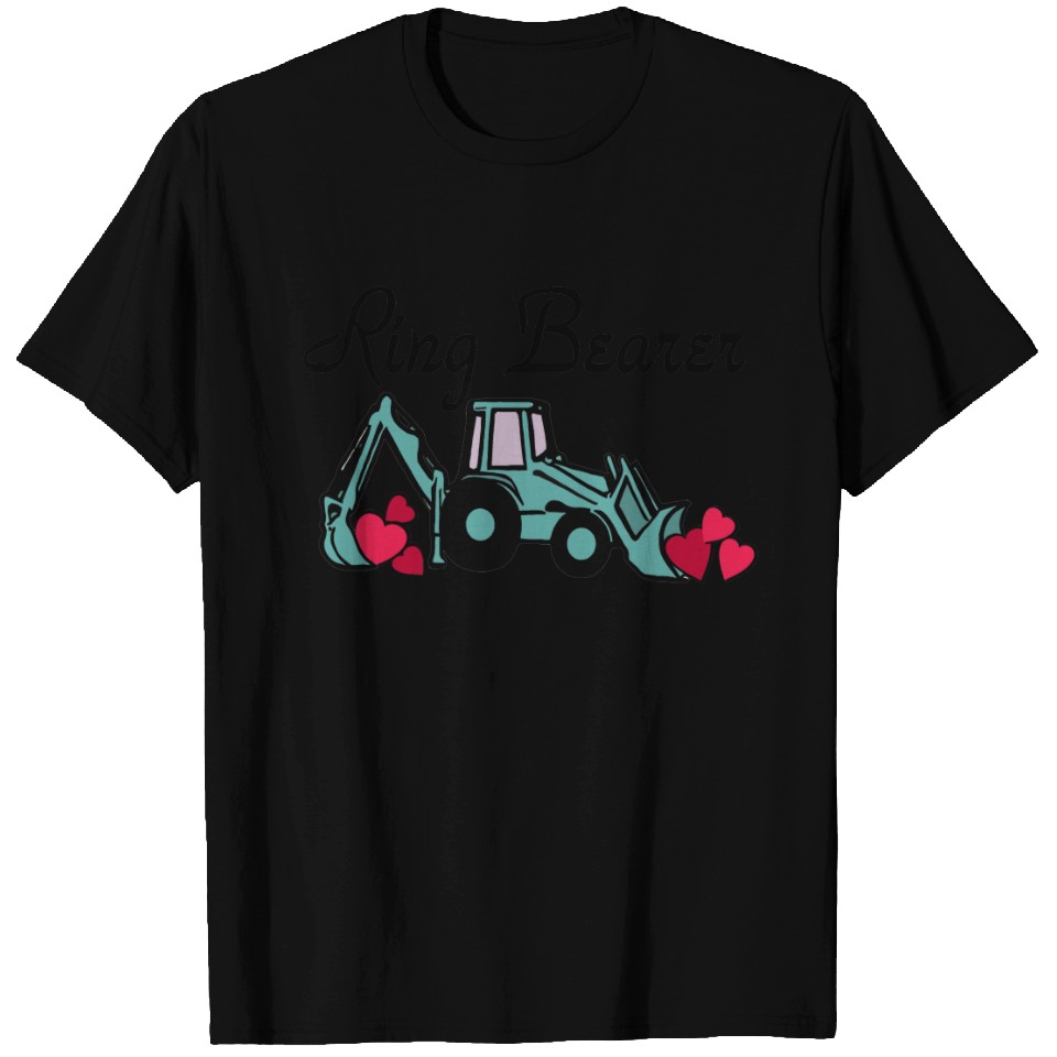Ring Bearer Backhoe T-shirt | ID 12421411 by Beth Miller | Printblur
