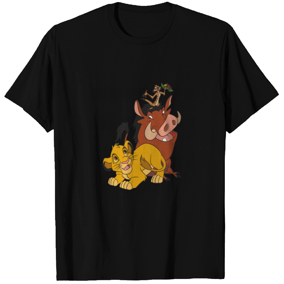 Disney The Lion King Young Simba Timon and Pumba T-Shirts | ID 21113358 ...