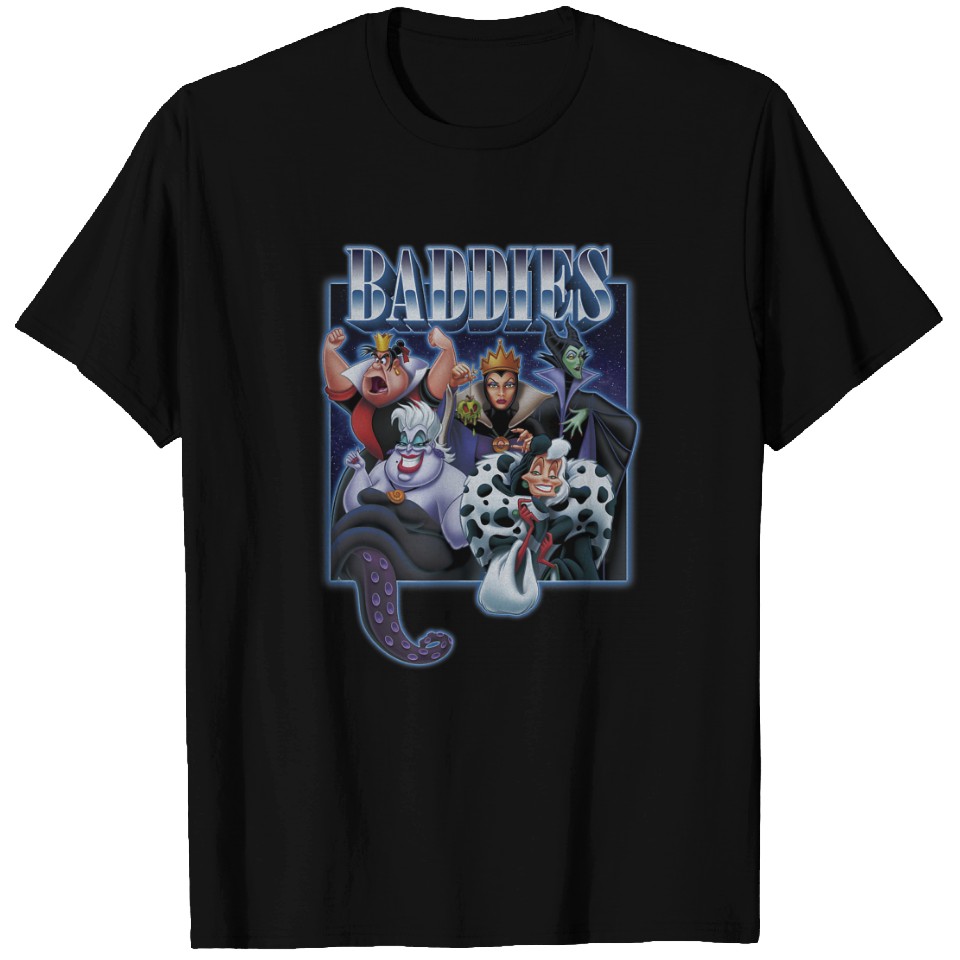 Disney Villains Epic Baddies Team Group Shot Chest Portrait T-Shirts ...