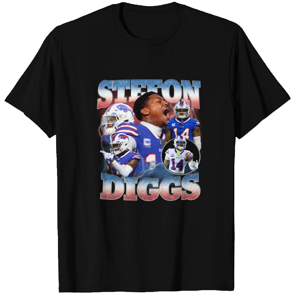 Vintage Stefon Diggs Shirt, Buffalo Football Shirt, Stefon Diggs Tshir ...