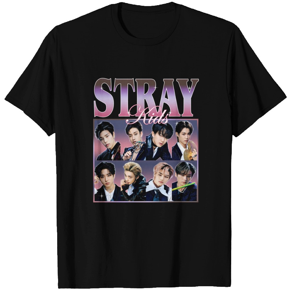 Stray Kids Retro Classic T-shirt - Stray Kids Merch - Stray Kids SKZ ...