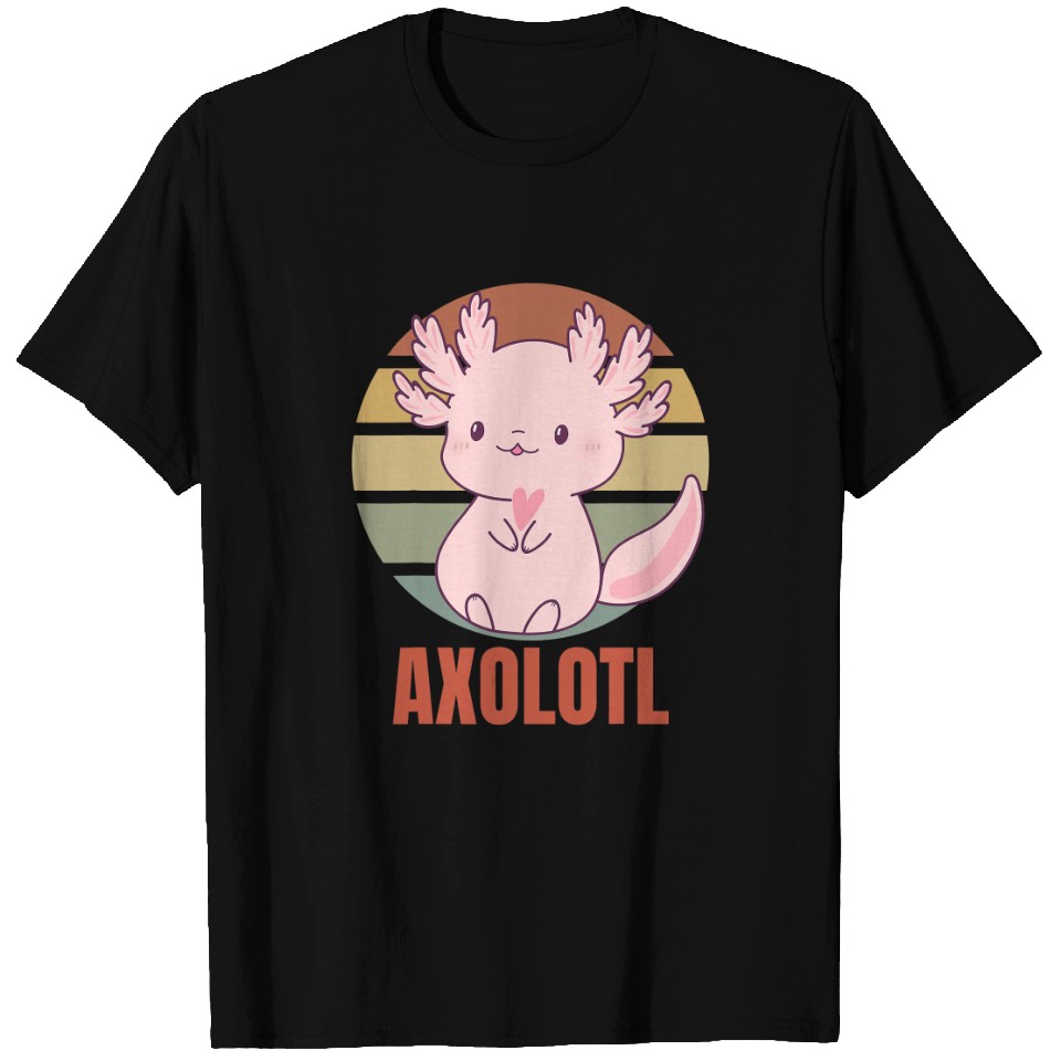 Axolotls Animals Funny Cute girls kids anime Axolotls Mexican Walking ...