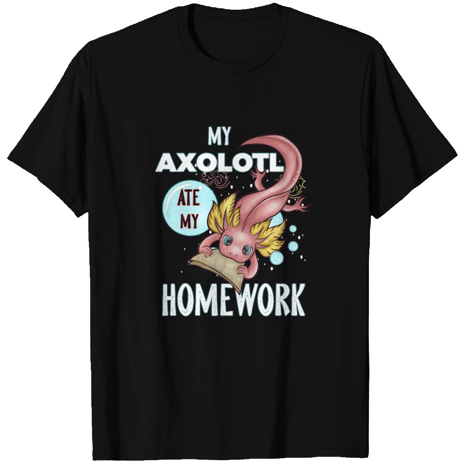 Axolotls Animals My Axolotls Ate My Homework Salamander Student ...