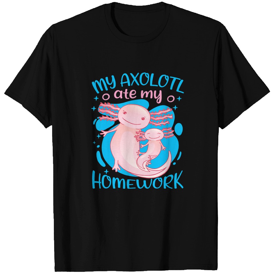 Axolotls Animals My Axolotls Ate My Homework Salamander Student ...