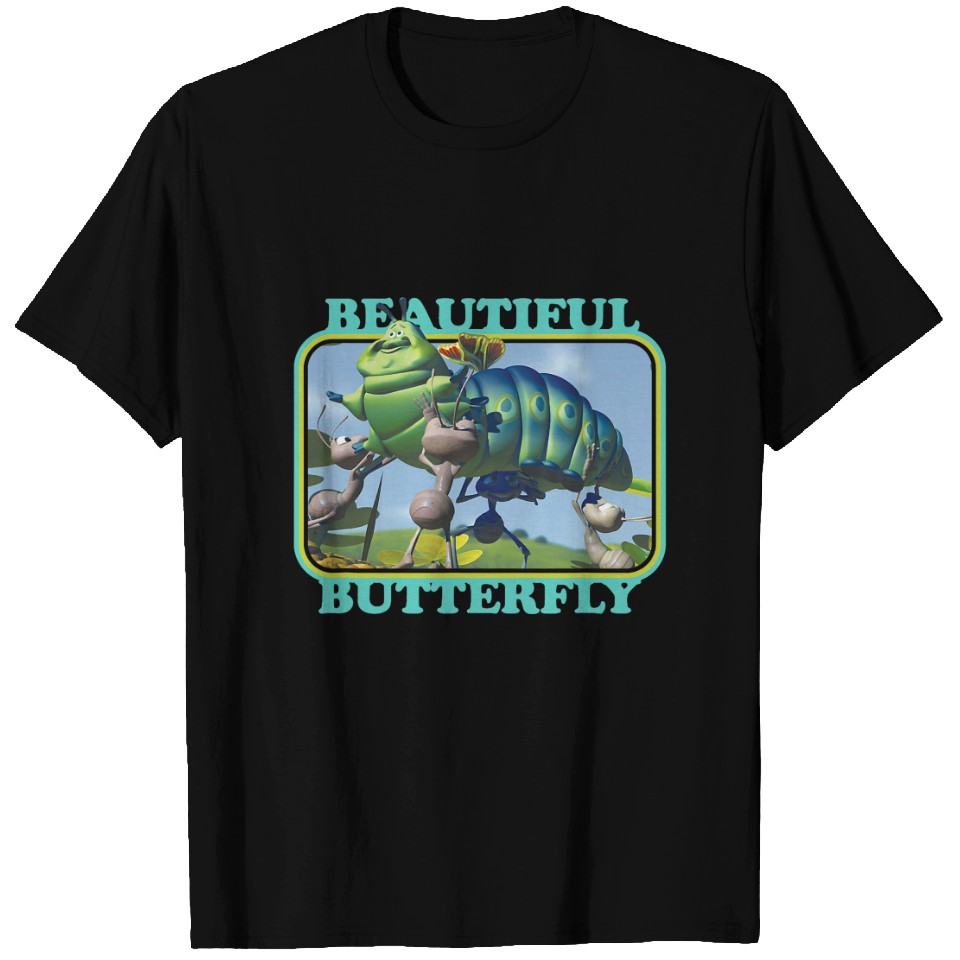 Disney Pixars A Bugs Life Heimlich Beautiful Butterfly T-Shirts | ID ...