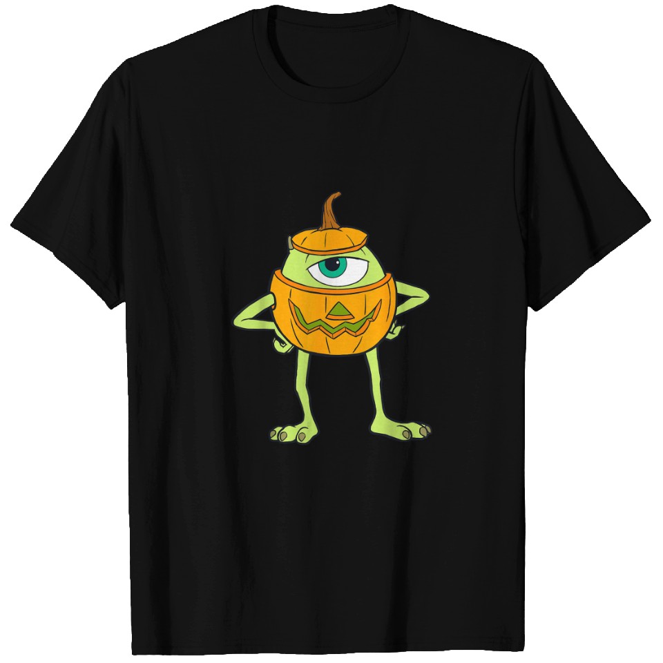 Disney and Pixars Monsters Inc Mike Pumpkin Hall T-Shirts | ID 21817024 ...
