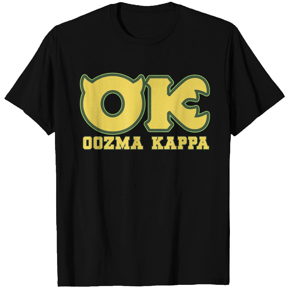 Disney Pixar Monsters University Ok Oozma Kappa Badge Logo T-Shirts ...