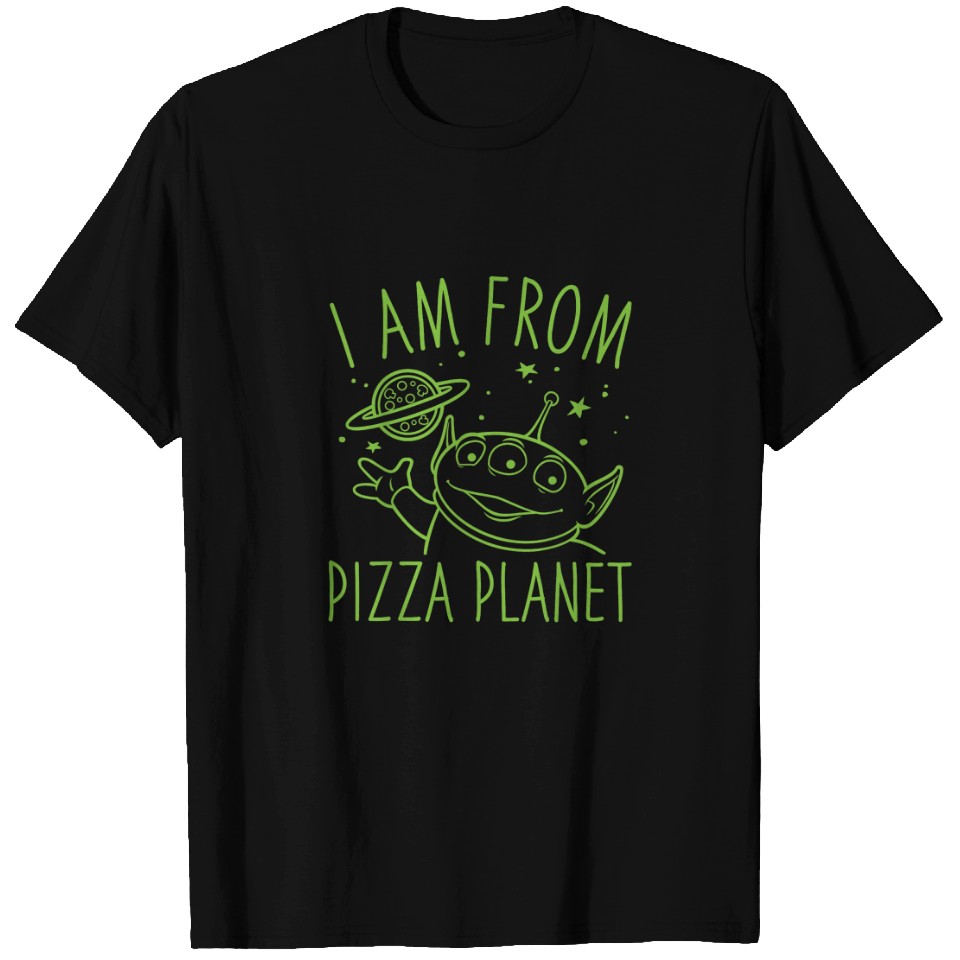 Disney Pixar Toy Story Neon Green Alien Pizza Pl T-Shirts | ID 21837183 ...