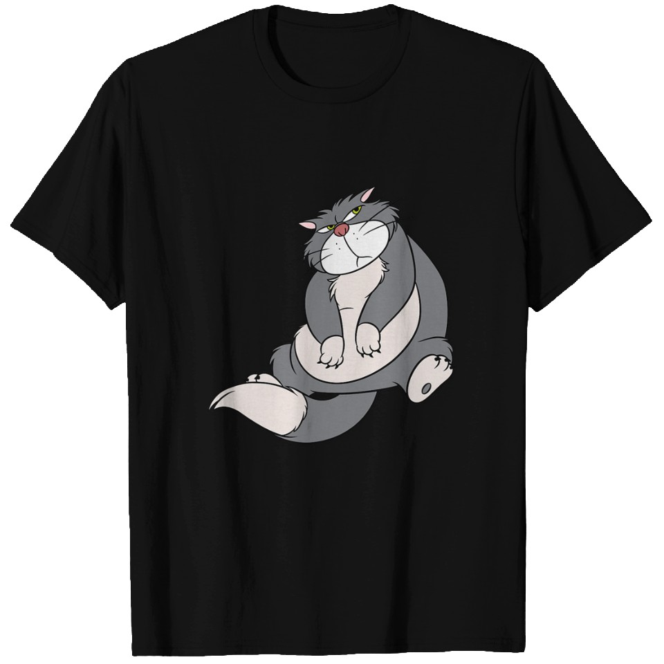 Disney Villains Annoyed Cute Lucifer Big Chest Portrait T-Shirts | ID ...