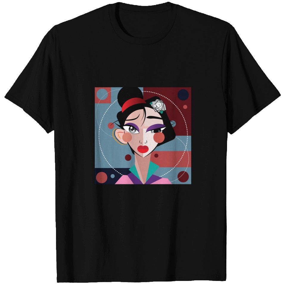 Crimson Essence Serene Beauty in a Short Japanese Kimono with Blue Eyes ...