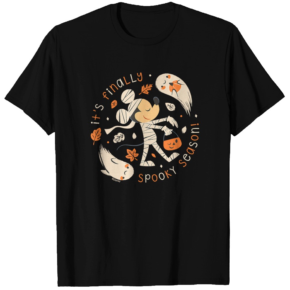 Disney Mickey Mouse Halloween It’s Finally Spooky Season! T-Shirts | ID ...