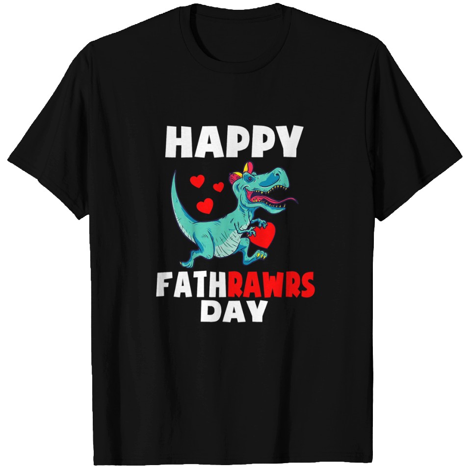 Dinosaur Dino Kids Happy Fathers Day Son Trex Dinosaur Rawr Dad Toddler ...