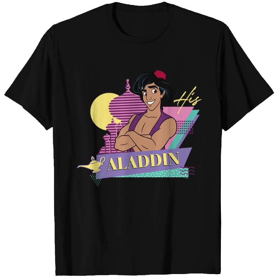 Disney Aladdin Retro ’90s Couples Matching His Aladdin Long Sleeve T ...