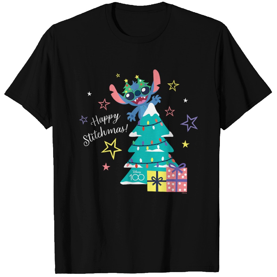 Disney 100 Lilo Stitch Christmas Happy Stitchmas T-Shirts | ID 22718985 ...