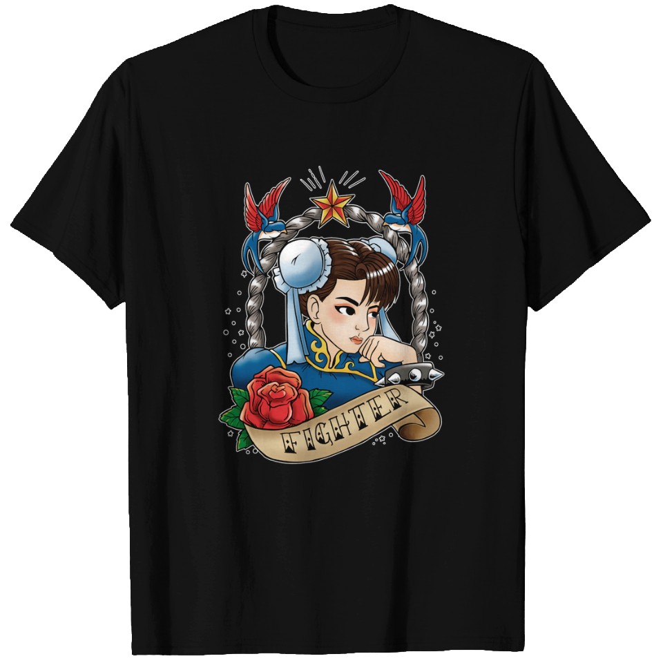 Chun-Li Fighter Girl TattooPerfect Designs For Men Women : Disney ...