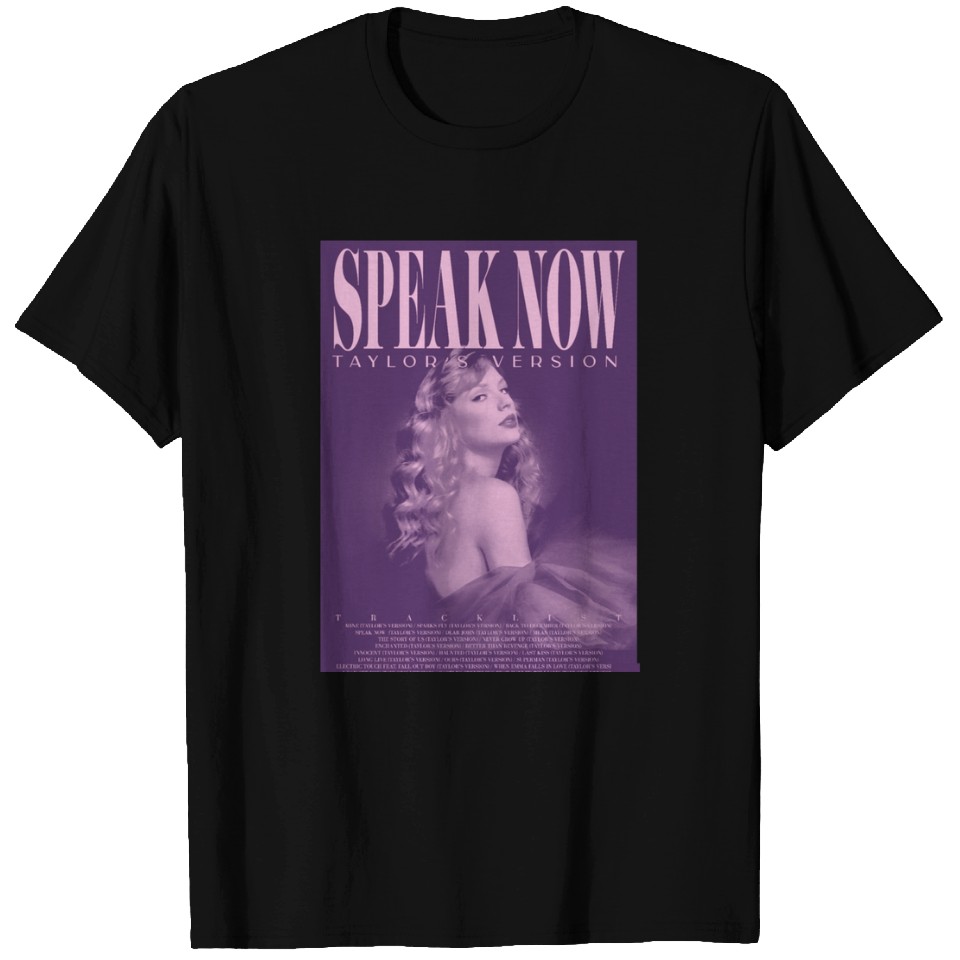 Speak now Taylo version Taylor ) Poster| Taylor Albums Shirt , Taylor ...