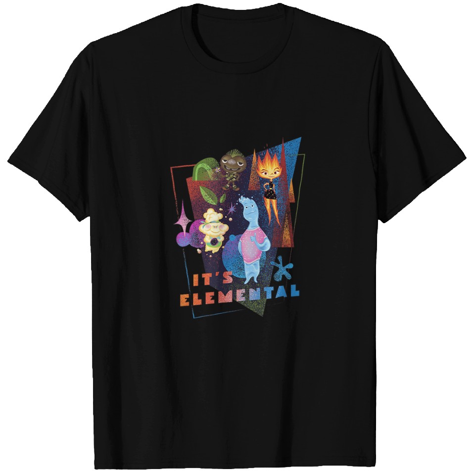 Disney Pixar Elemental Its Elemental 4 Elements T-Shirts | ID 23010429 ...
