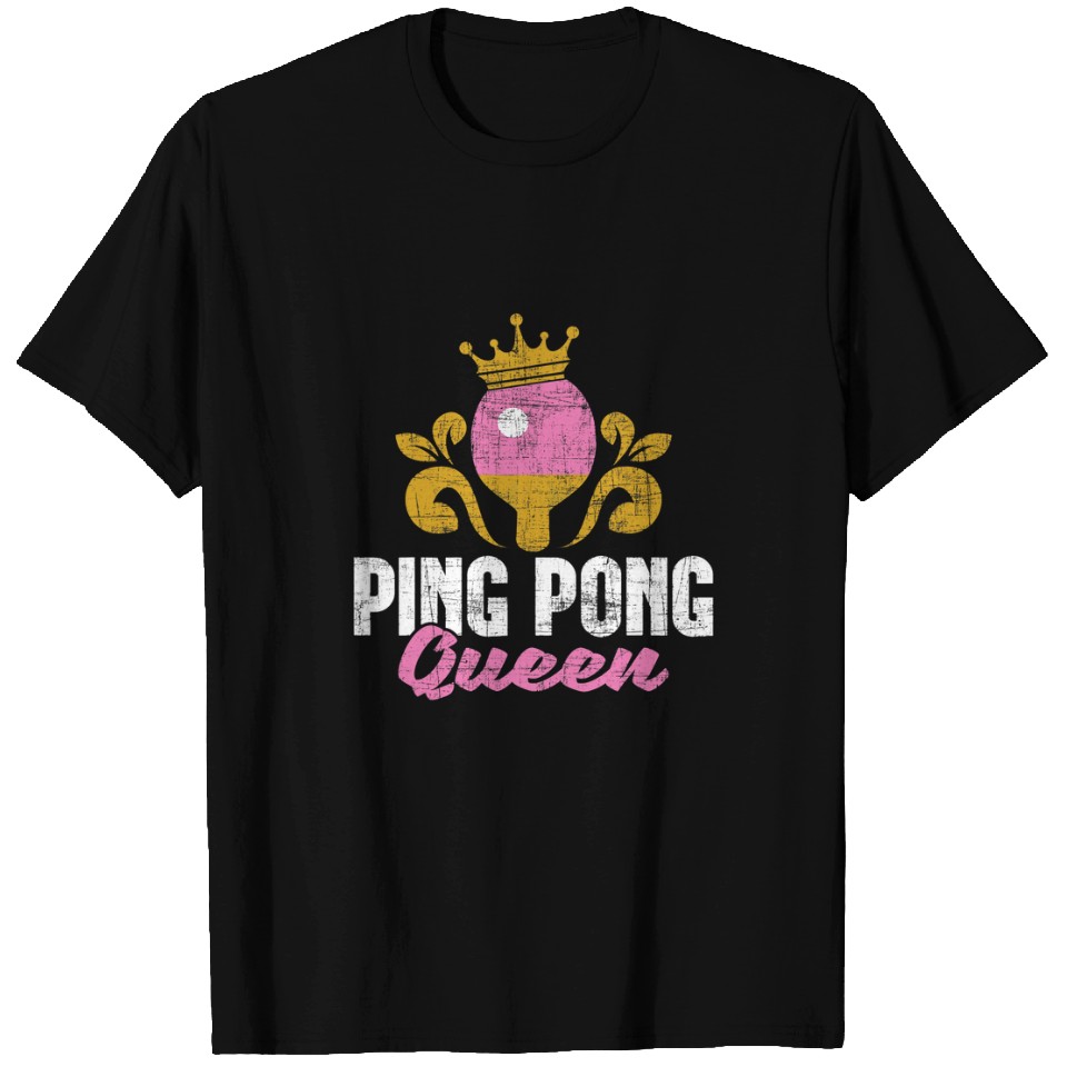 Sport Ping Pong Queen Table Tennis Player Sport Tournament Lover T ...