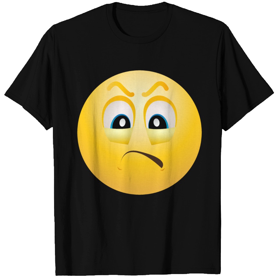 Angry Emoticon face T Shirts | ID 15475350 by Big Boi | Printblur