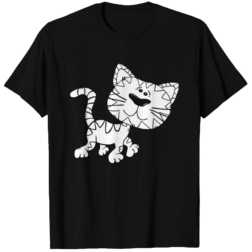 Gerald G Cartoon Cat Walking 1 2400px T Shirts | ID 13786869 by Big Boi ...