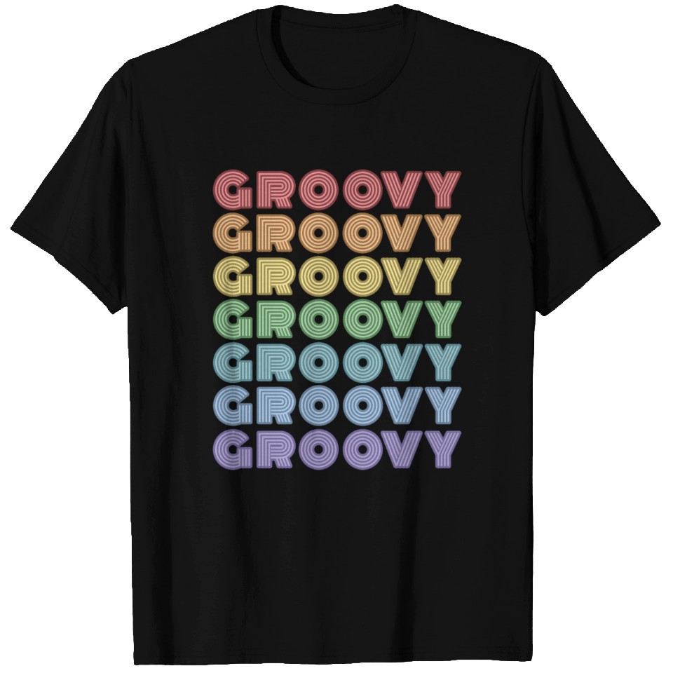 Retro Groovy Hippie Disco Dance Vintage 60s 70s T Shirts | ID 13820332 ...
