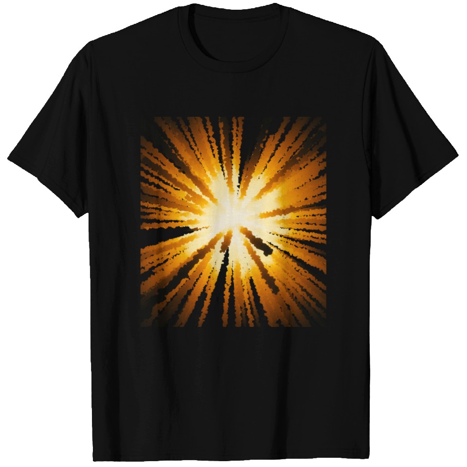 Yellow star explosion. T Shirts | ID 13564528 by Big Boi | Printblur