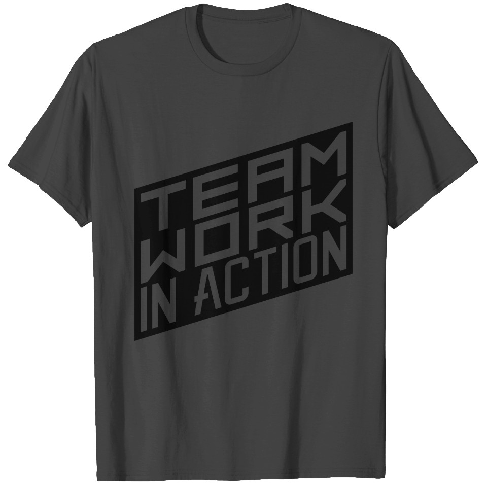 Winner teamwork together teamwork in action logo d T Shirts