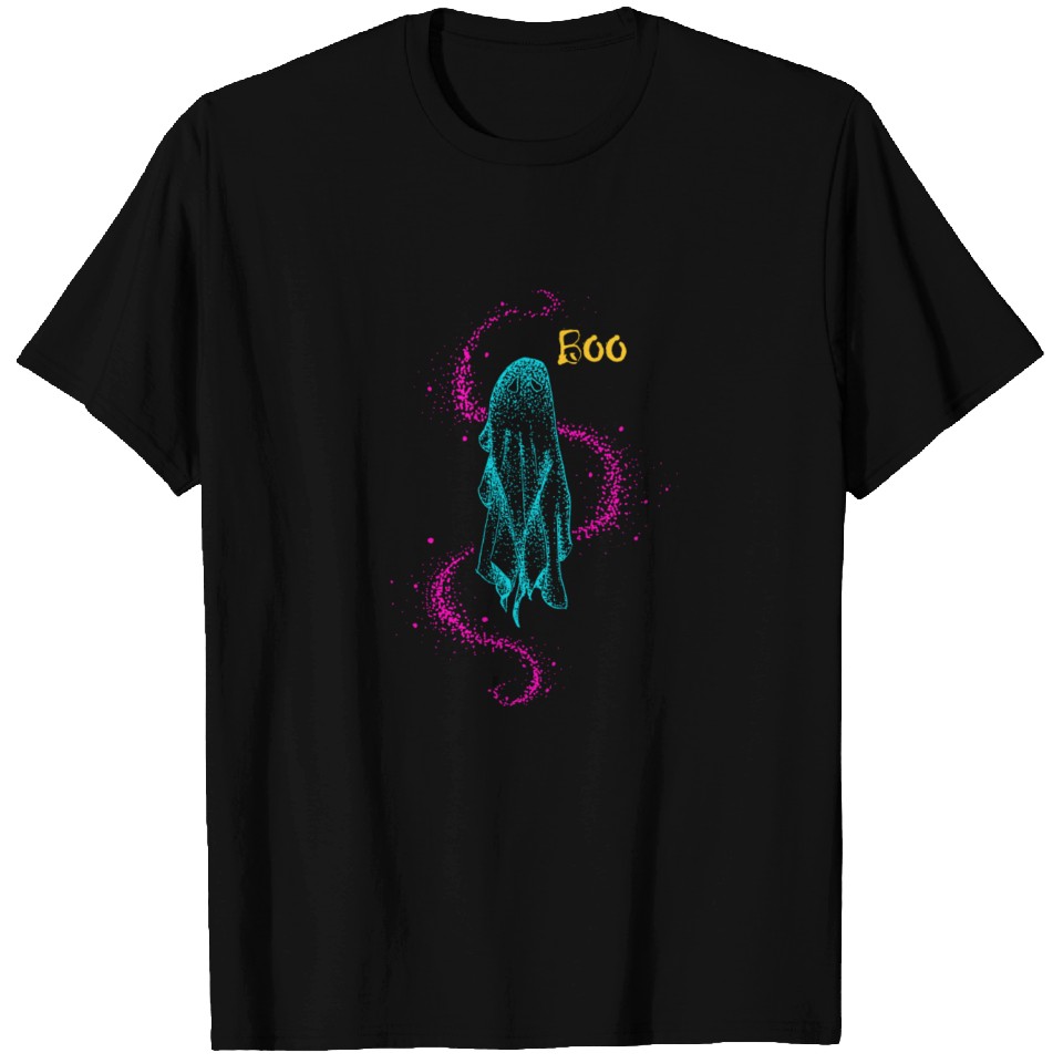 Halloween ghost spirit pink 80s cool Boo Boo crew T Shirts | ID ...