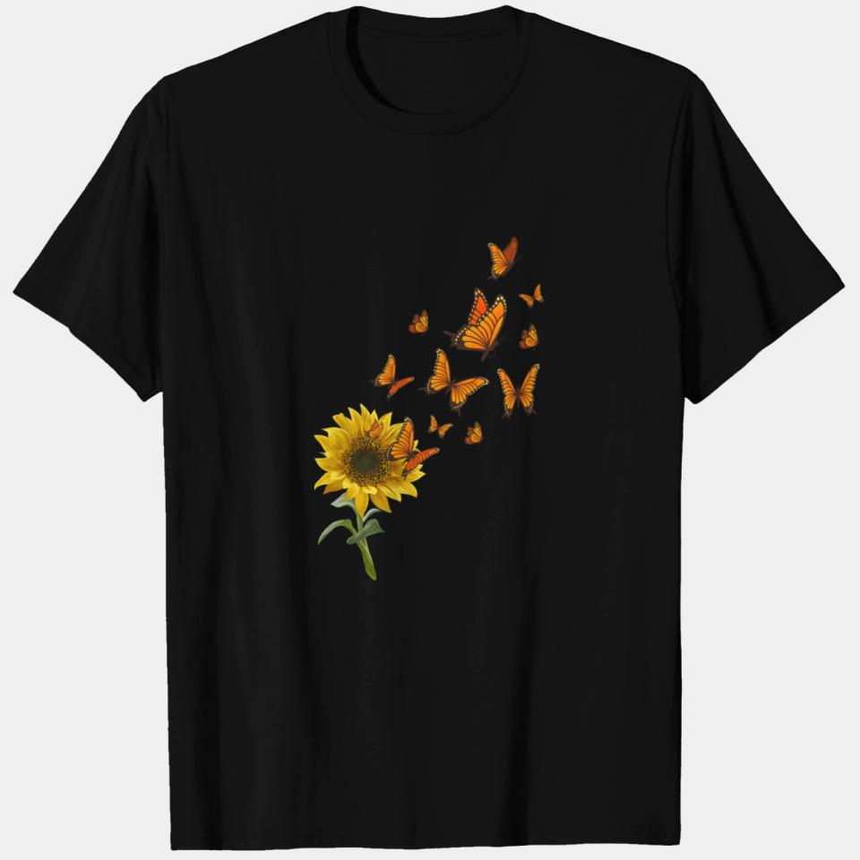 Sunflower Monarch Butterfly Dreams, Saving T Shirts | ID 14907470 by Loantruong | Printblur