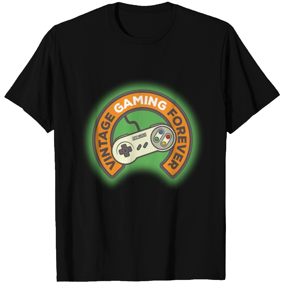 Vintage Gaming Forever - Super Nintendo SNES T Shirts | ID 13106279 by ...