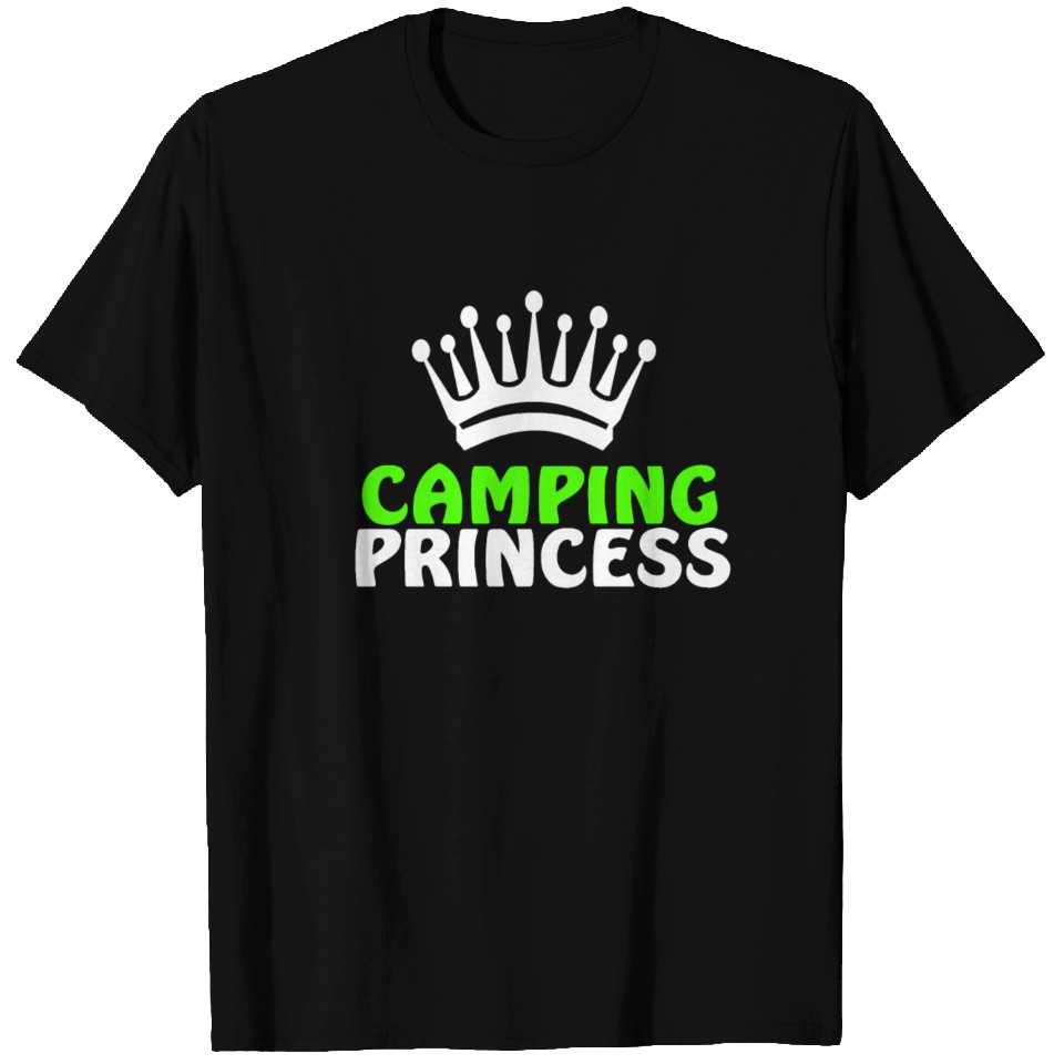 Camping Princess Crown Camper Camping Van Nature T Shirts | ID 15574041 ...