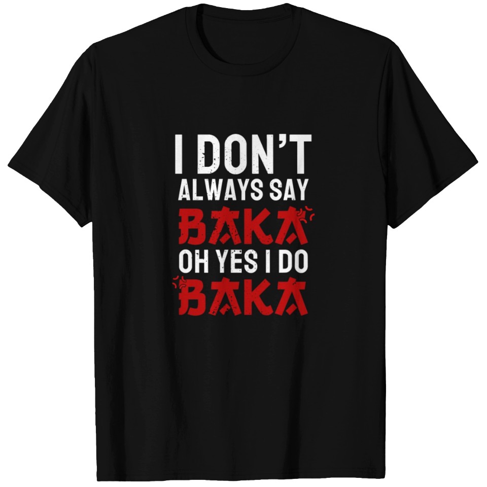 Baka Anime Meme Japanese Word Gift T Shirts | ID 17159148 by Big Boi ...