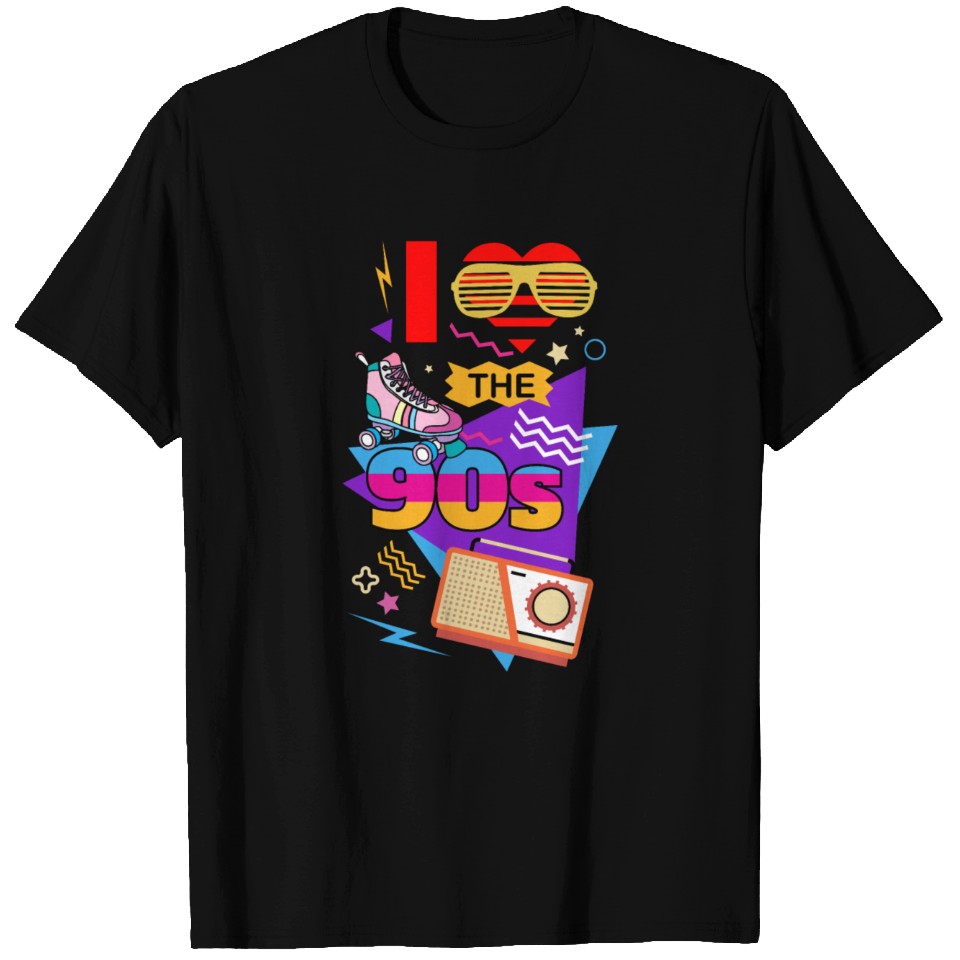 I love the nineties - I love the 90s - Party T Shirts | ID 14856973 by ...