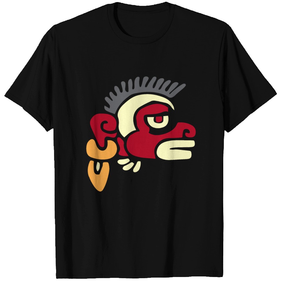 Aztec Monkey Ozomatli Aztec Calendar T Tattoo T Shirts | ID 14639142 by ...