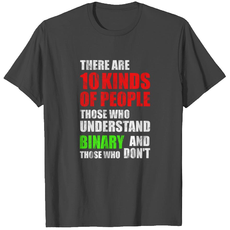 There Are 10 Types Of People Binary Code T Shirts