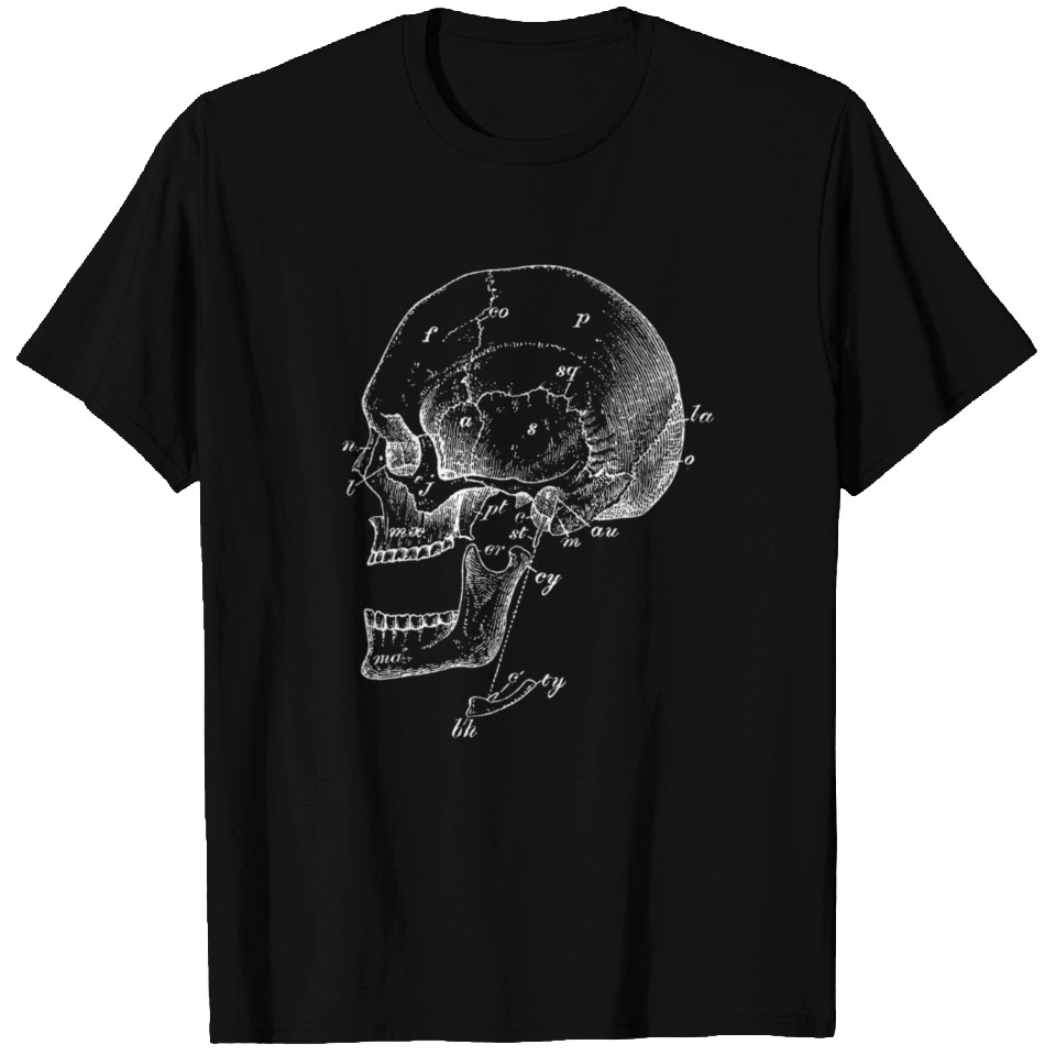 Anatomy of a skull Funny T Shirts | ID 13035539 by Loantruong | Printblur