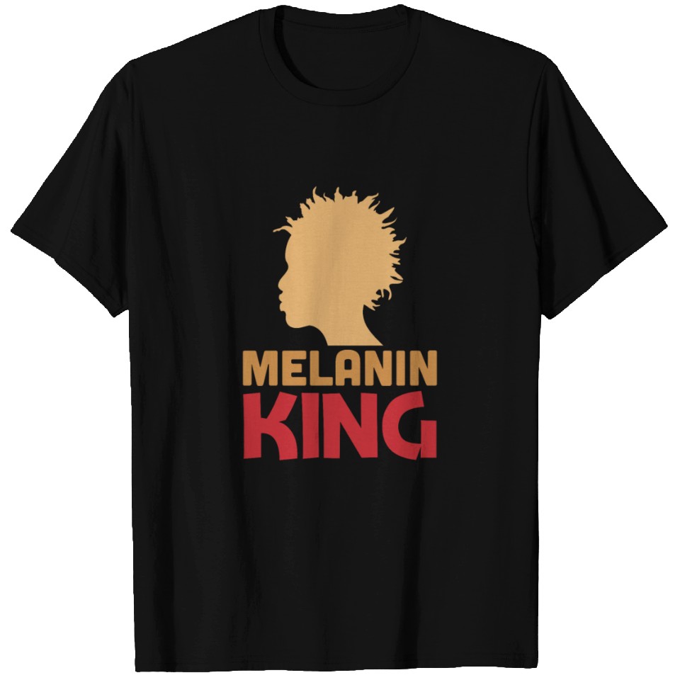 Melanin King Black History Month Proud BLM African T Shirts | ID ...