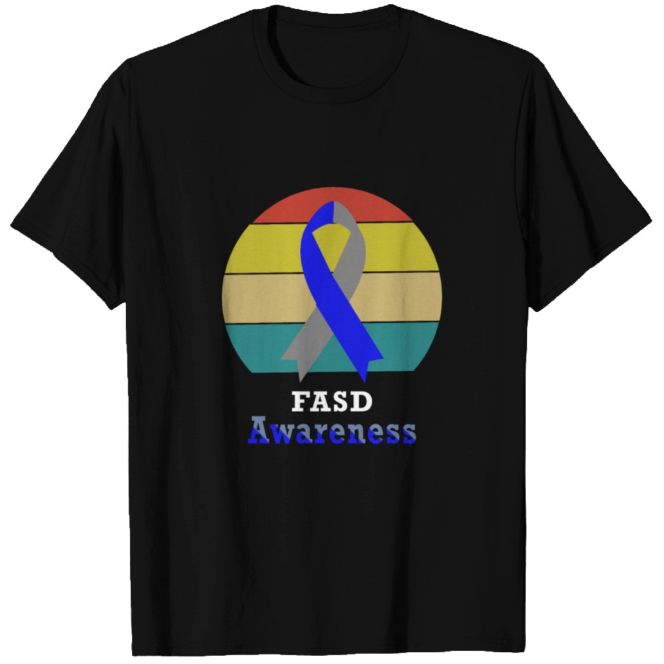 Fetal Alcohol Spectrum Disorder FASD Awareness Vin T Shirts | ID ...