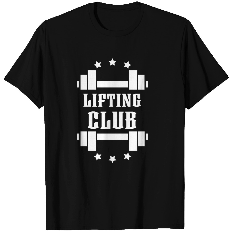 Lifting Club Gym Fitness Weights Body Building T Shirts | ID 17222921 ...