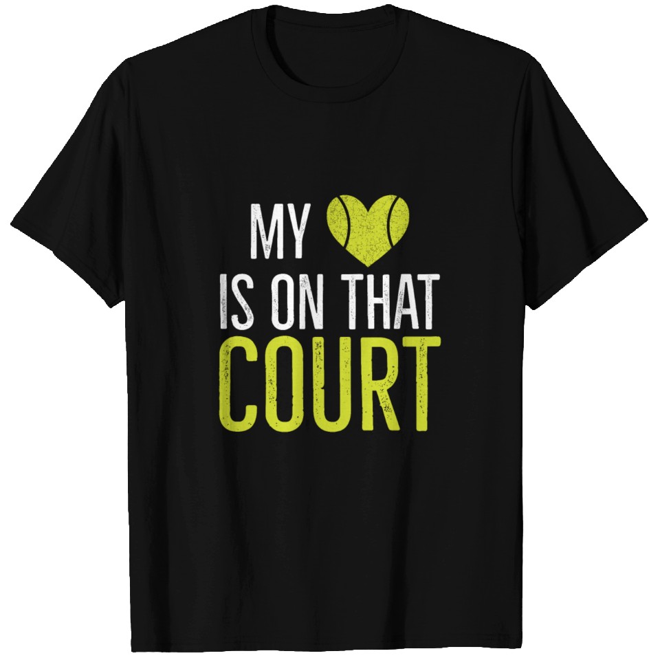 Tennis Court Design for a Tennis Champion T Shirts | ID 13113383 by Big ...