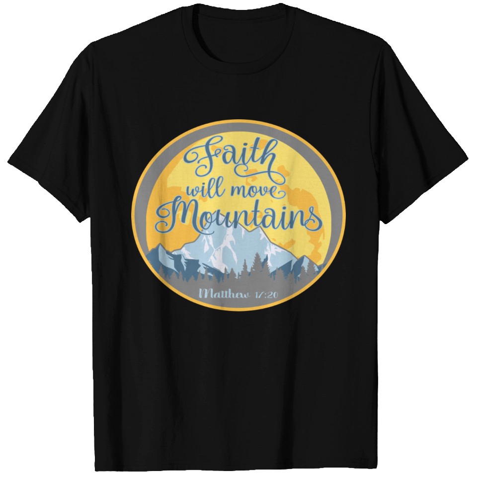 Matthew Faith Bible Verse T Shirts | ID 13783119 by Big Boi | Printblur