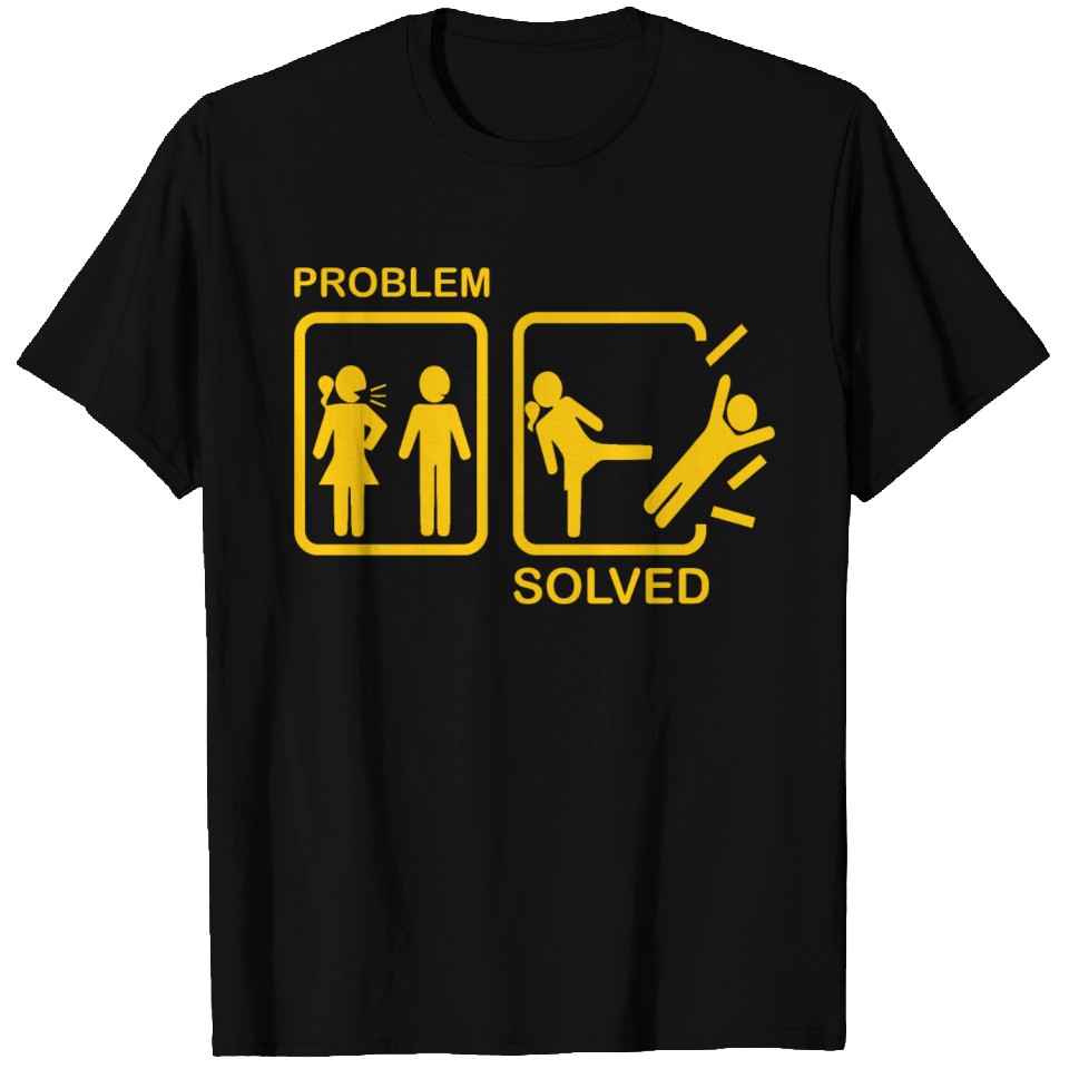 Problem Solve Sign | Couple Issue T Shirts | ID 14762621 by Big Boi ...