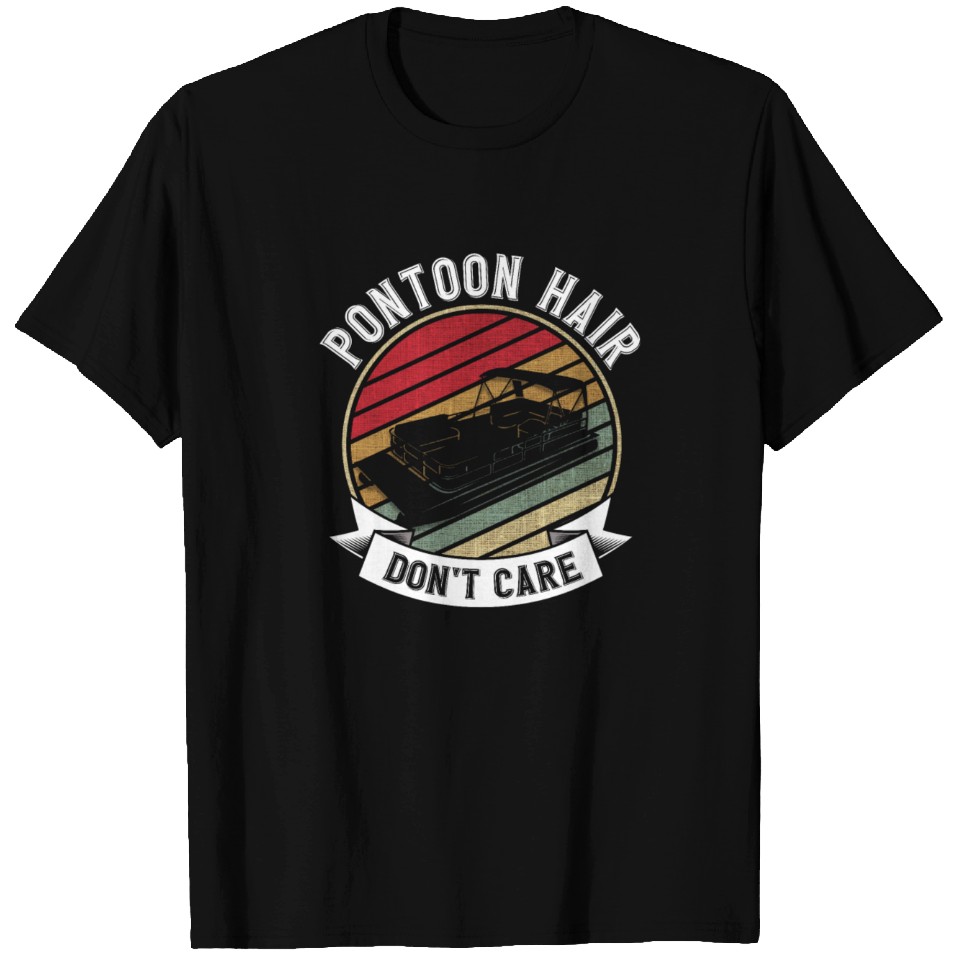 Boat Captain Pontoon Boat T Shirts | ID 13195892 by Big Boi | Printblur